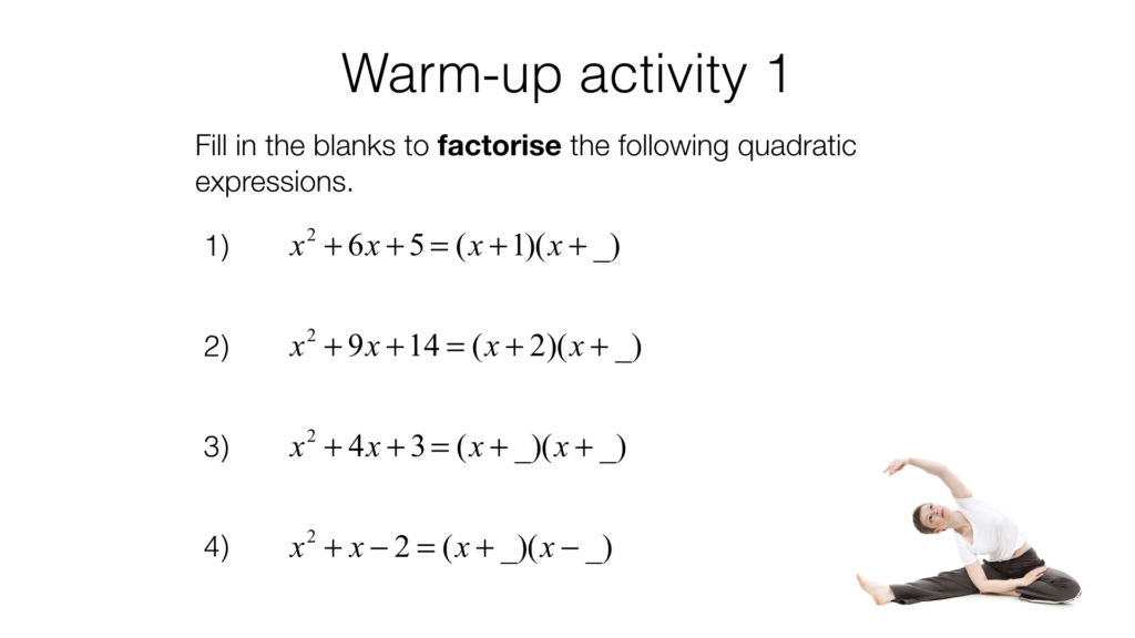 A18a – Solving quadratic equations by factorising – BossMaths.com