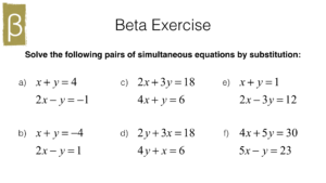 A19b – Solving two linear simultaneous equations graphically or ...