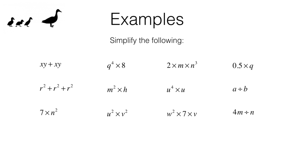 A1a – Using and interpreting algebraic notation – BossMaths.com