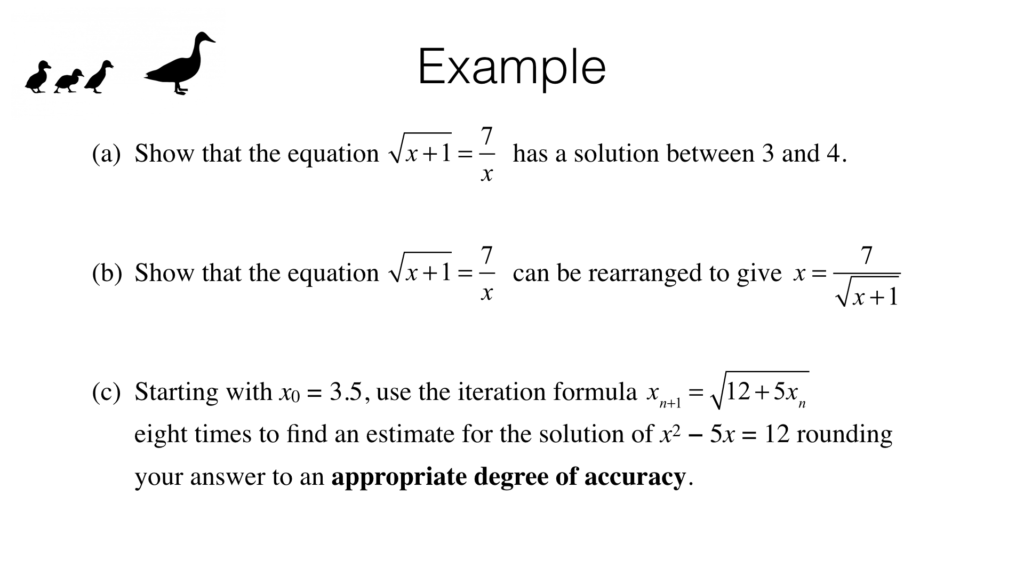 A20a – Finding approximate solutions to equations numerically using ...
