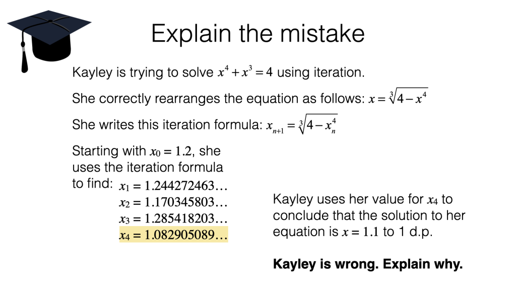A20a Finding Approximate Solutions To Equations Numerically Using Iteration