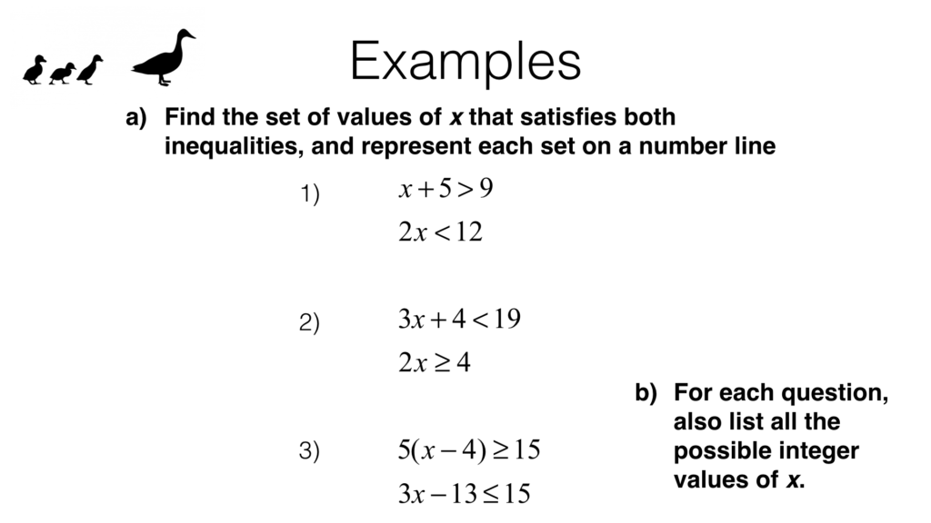 A22a – Solving linear inequalities in one variable – BossMaths.com