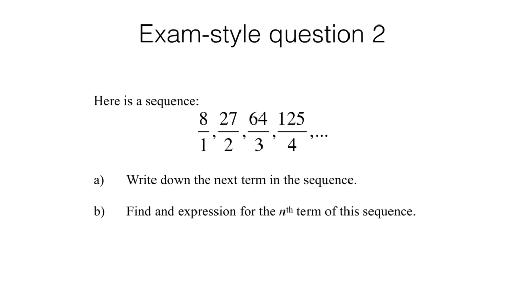 A24a – Recognising and using square, cube and triangular numbers – BossMaths.com