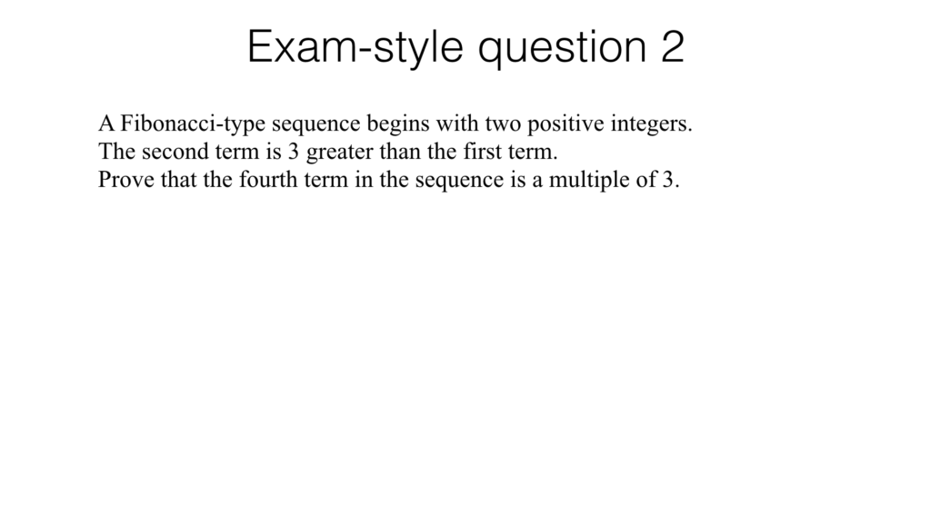 A24c – Recognising and using Fibonacci type sequences – BossMaths.com