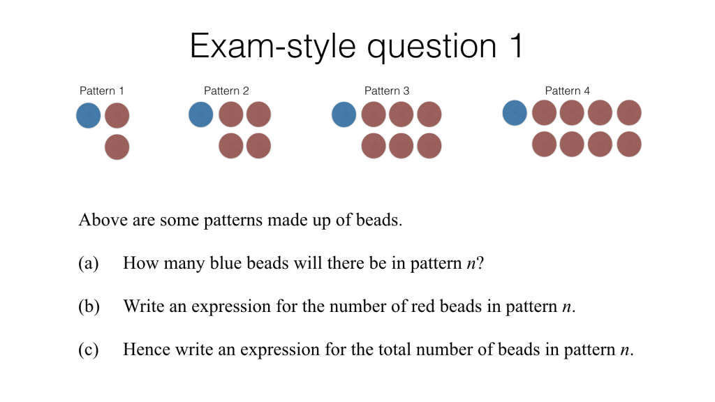 A25a – Finding the nth term of a linear sequence – BossMaths.com