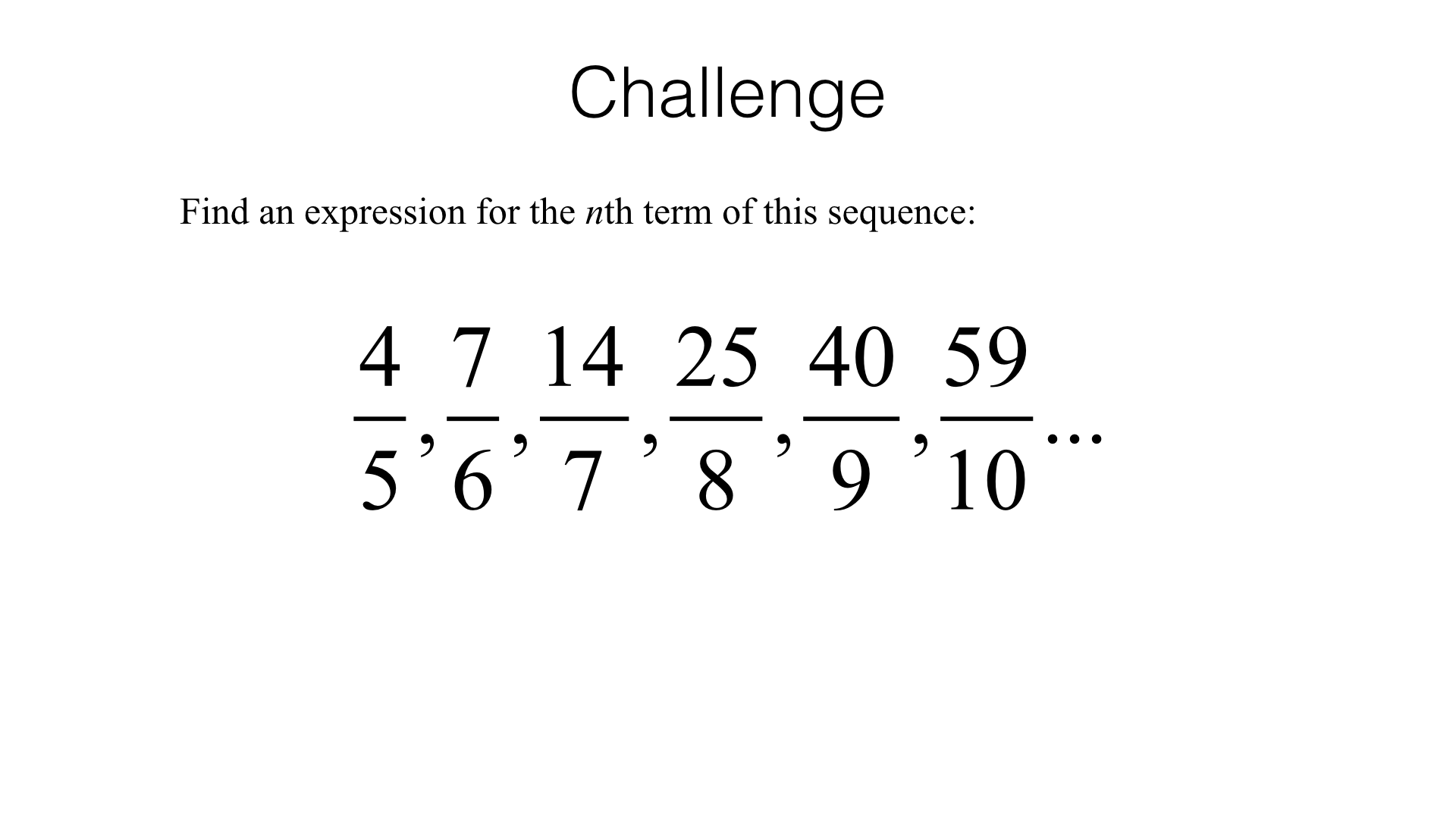 A25b Finding The Nth Term Of A Quadratic Sequence BossMaths