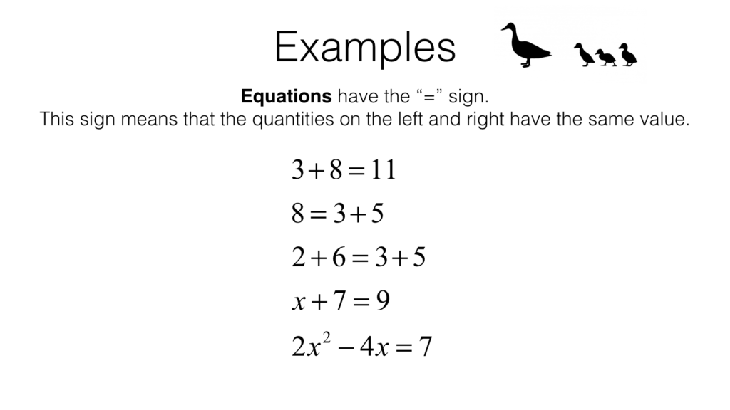 A3a – Understanding and using the concepts of expressions, equations ...