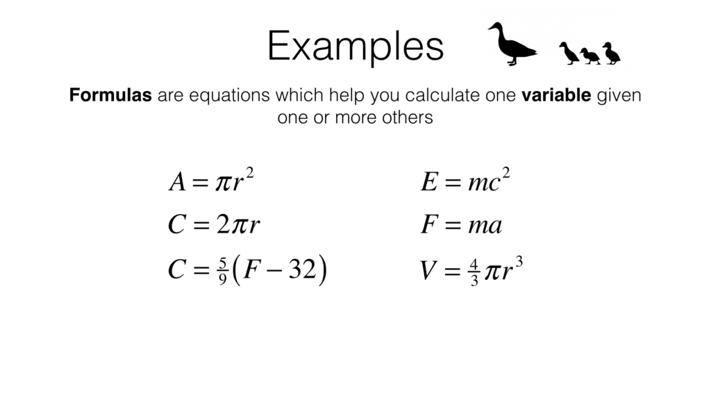 A3a – Understanding and using the concepts of expressions, equations ...