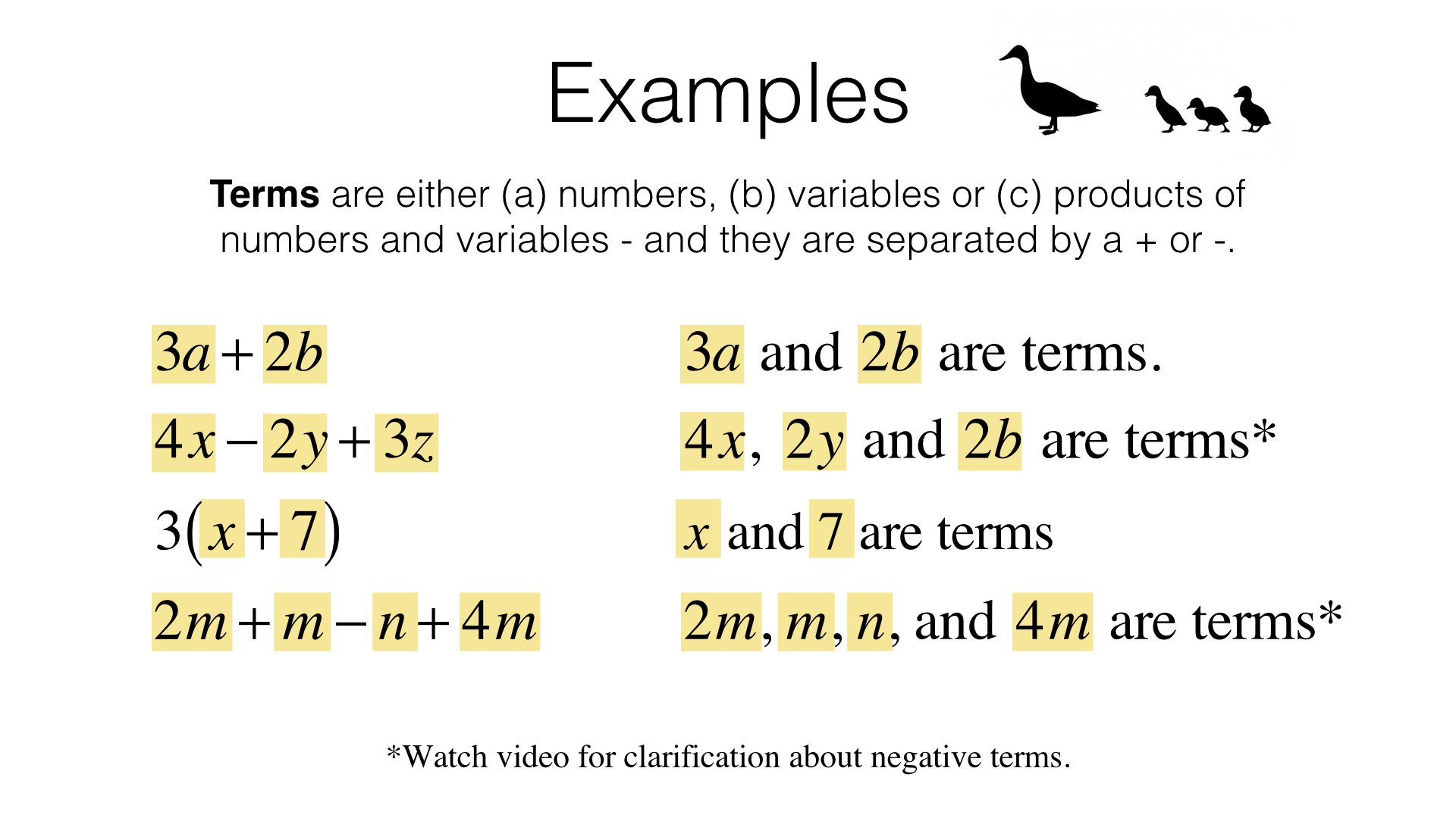 A3a Understanding And Using The Concepts Of Expressions Equations