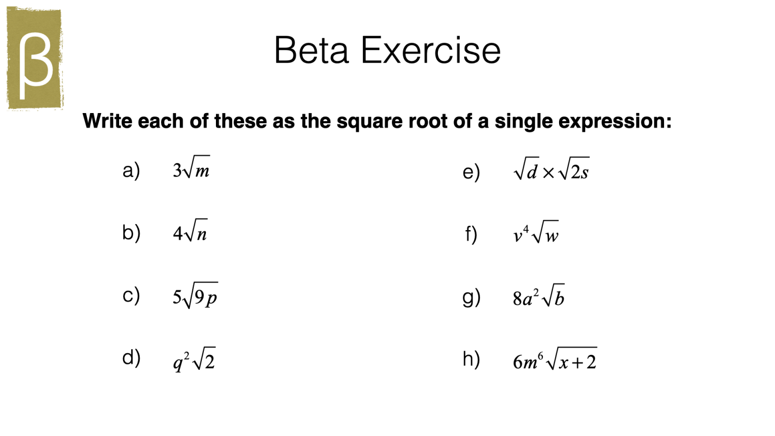 A4h Algebraic Manipulation Involving Surds And Fractions