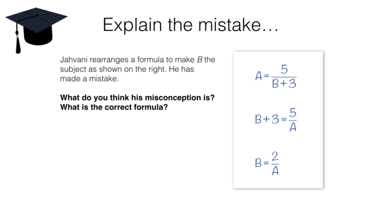 A5a – Rearranging formulas to change the subject – BossMaths.com