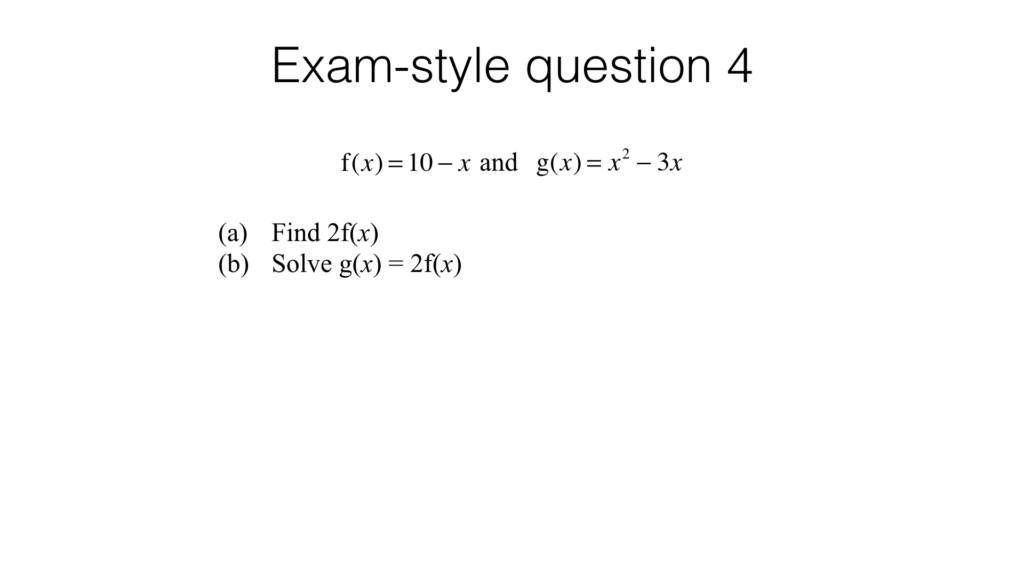 A7a – Interpreting functions and composite functions – BossMaths.com