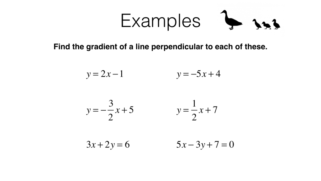 A9b – Identifying parallel and perpendicular lines – BossMaths.com