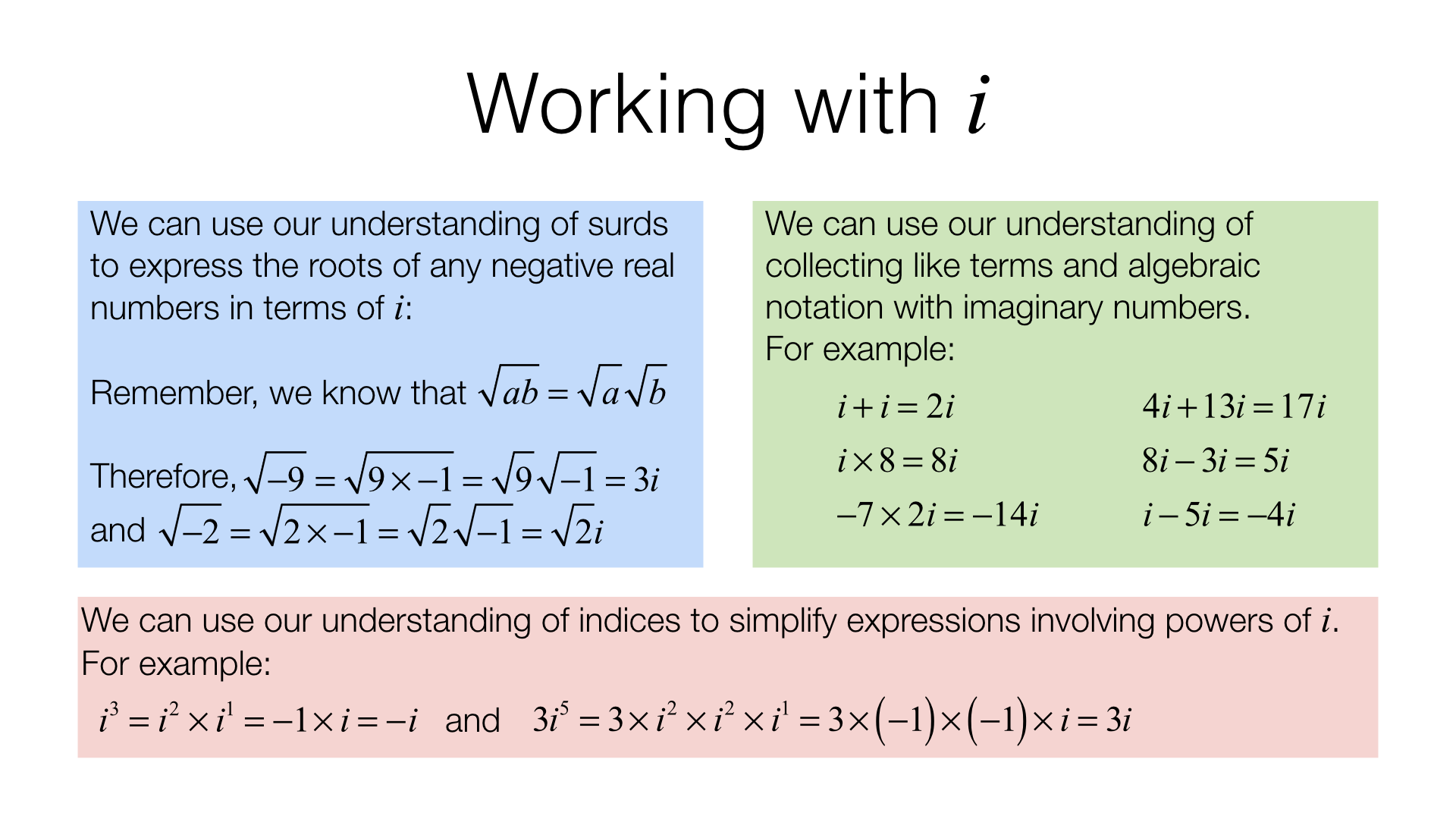 Enrichment 11 – imaginary.012 – BossMaths.com