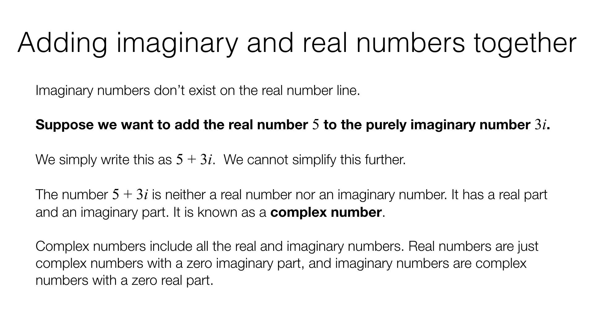 Enrichment 11 – imaginary.014 – BossMaths.com