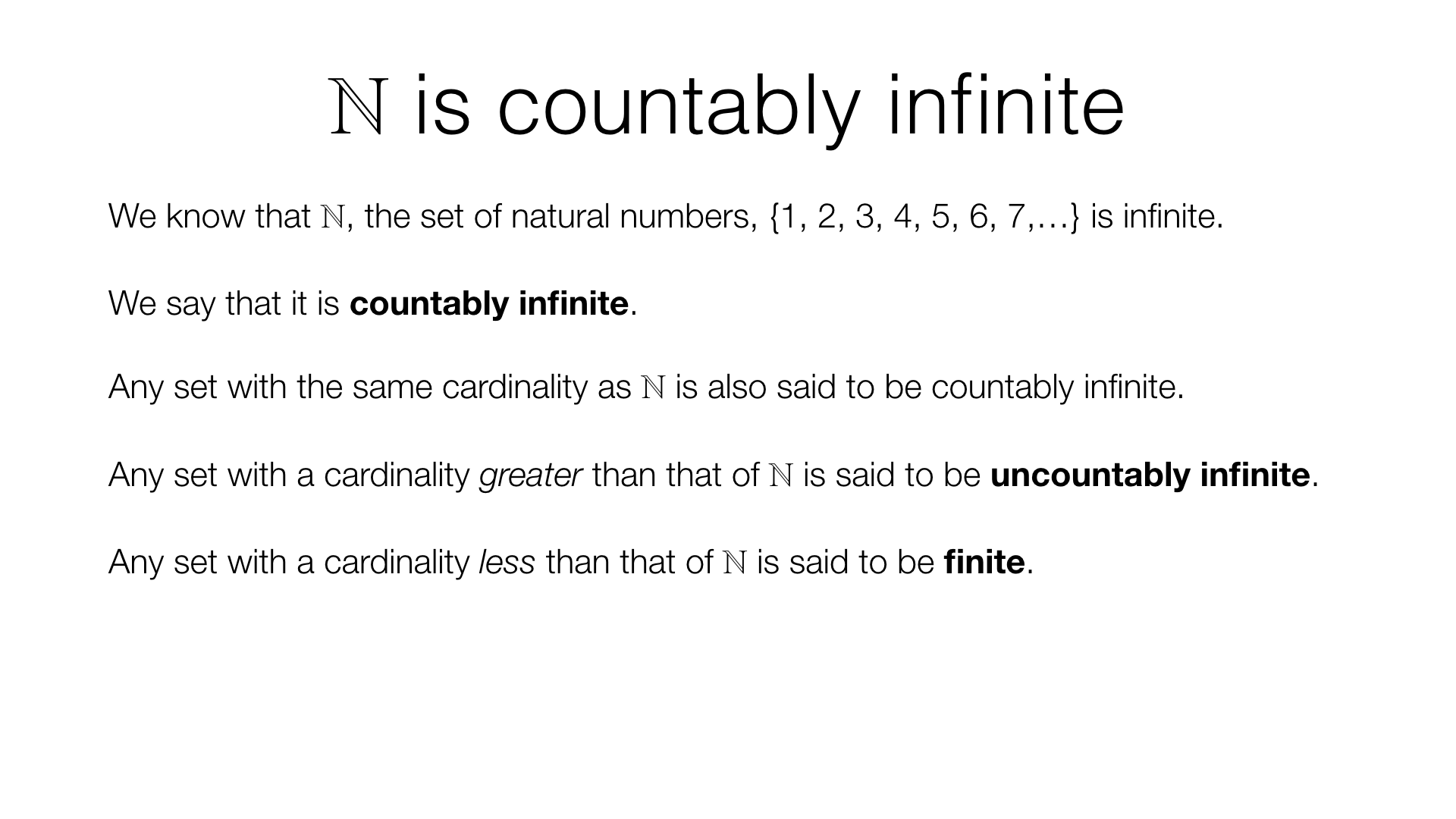 Enrichment 8 – infinity.013 – BossMaths.com