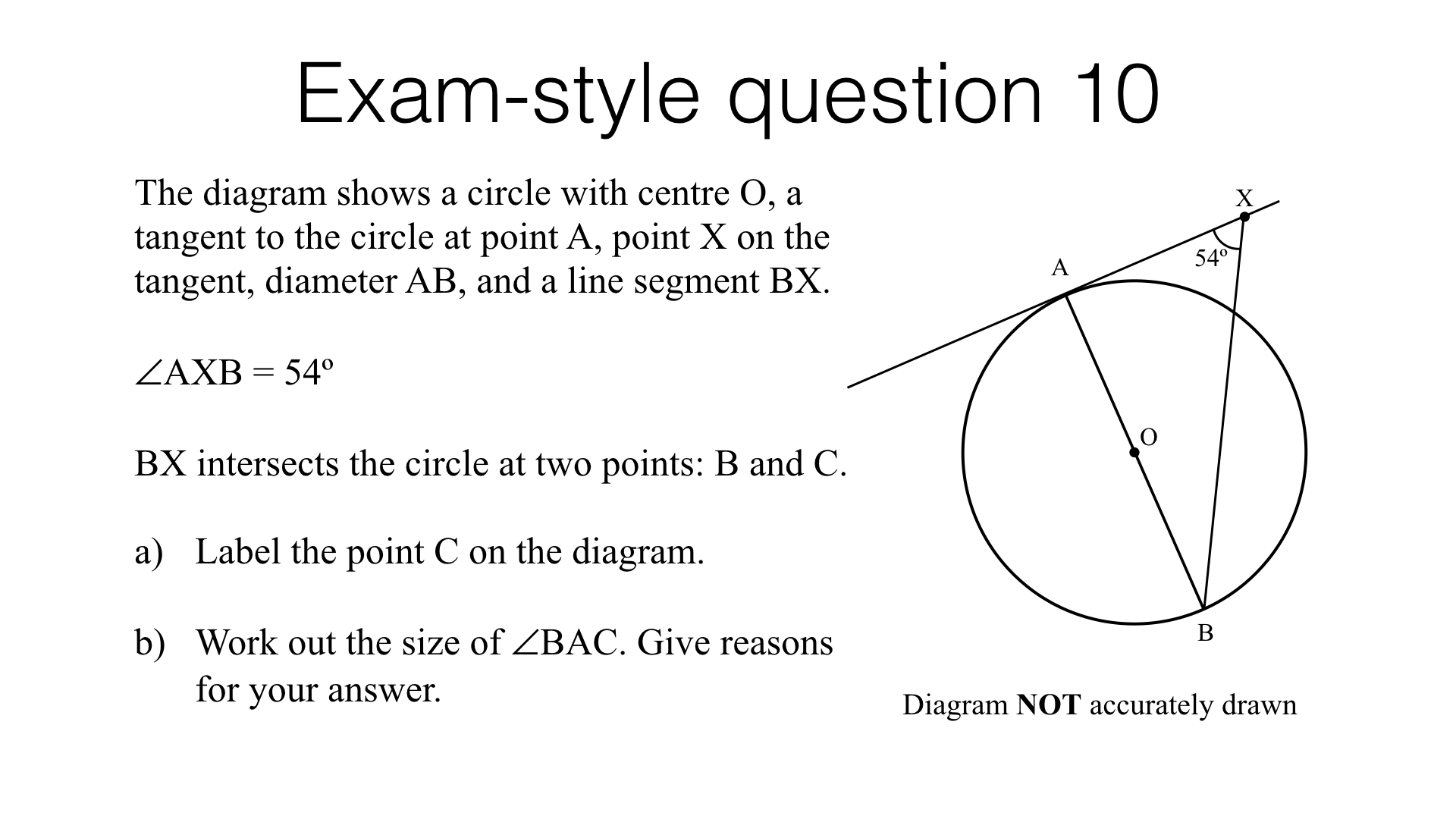 G10a Circle Theorems BossMaths G10a Circle Theorems BossMaths