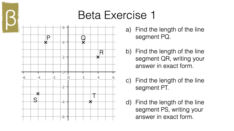 G11a – Solve geometrical problems on coordinate axes – BossMaths.com