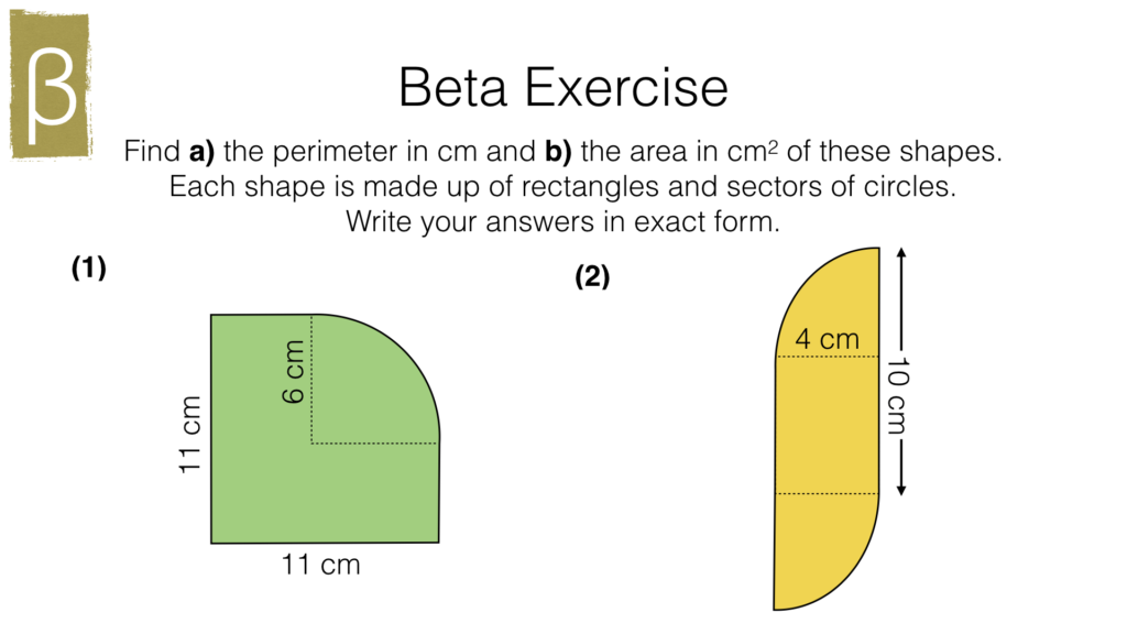 G17e – Perimeter and area of composite shapes made up of polygons and ...
