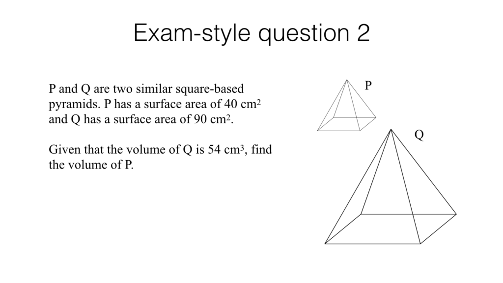 G19a – Lengths, areas and volumes in similar shapes – BossMaths.com