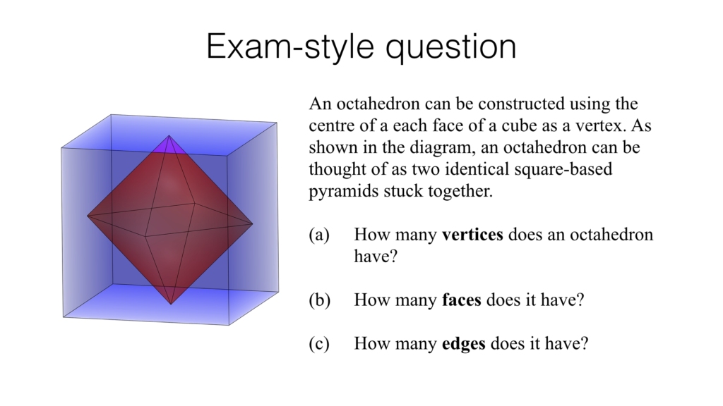 G1b – 3D geometry – terms and notation – BossMaths.com