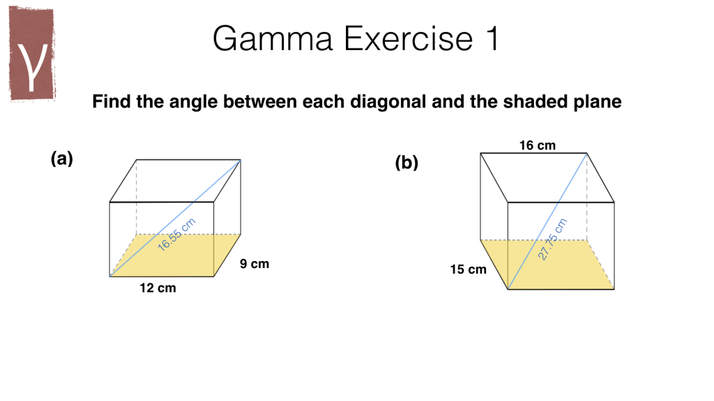 G20d – Trigonometry with right-angled triangles in 3D shapes ...