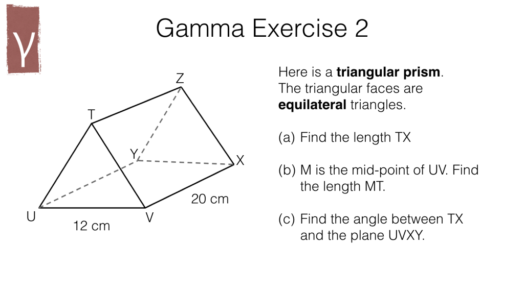 G20d – Trigonometry with right-angled triangles in 3D shapes ...