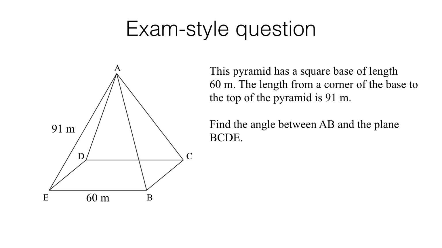 G20d – Trigonometry with right-angled triangles in 3D shapes ...