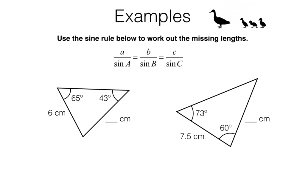 G22a – The sine rule – BossMaths.com