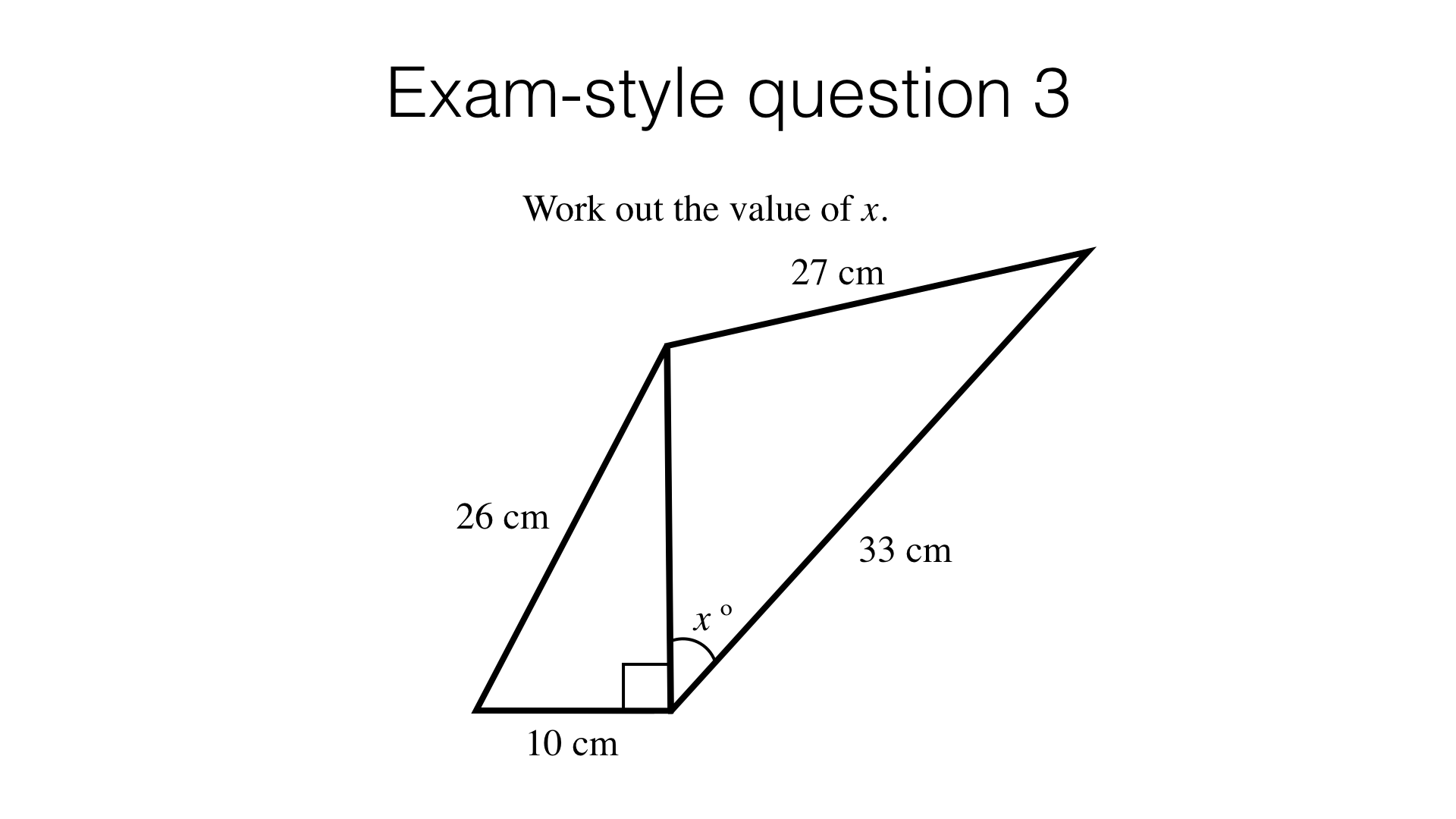 G22b The Cosine Rule BossMaths