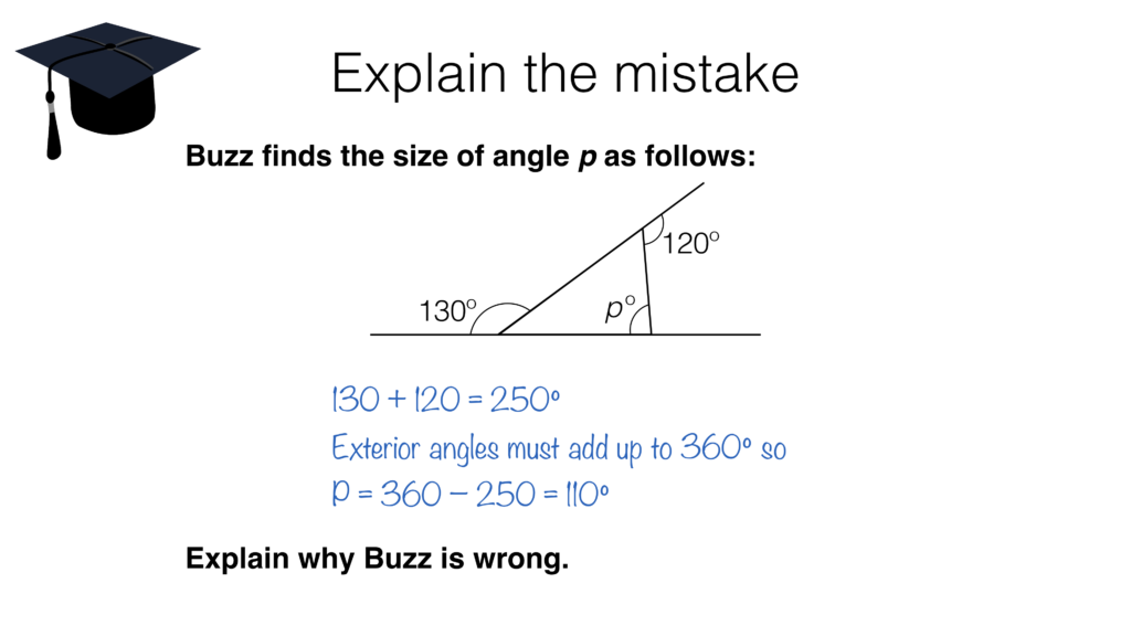 G3c – The sum of angles in a triangle and the angle properties of ...