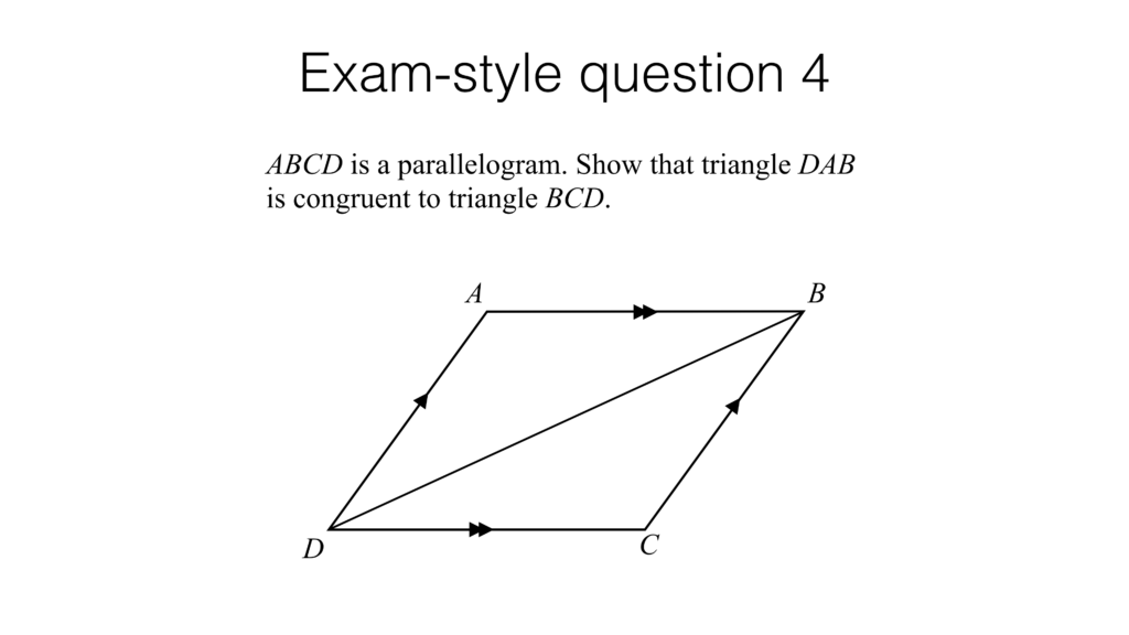 G6a – Simple geometric proofs – BossMaths.com