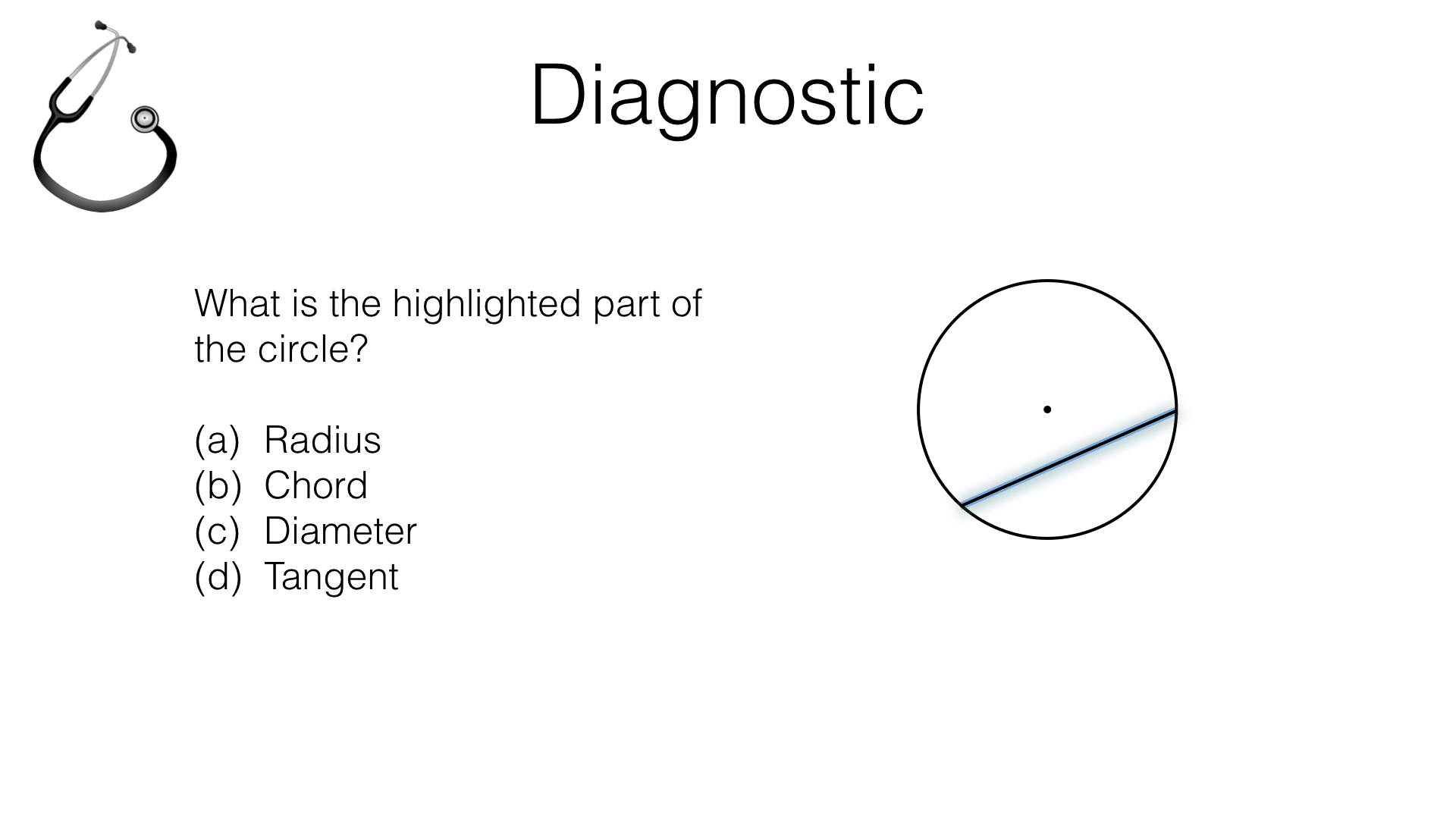 G9a – Circle parts – definitions and properties – BossMaths.com