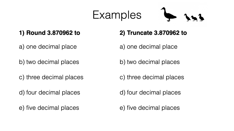 N15a – Rounding and truncating – BossMaths.com