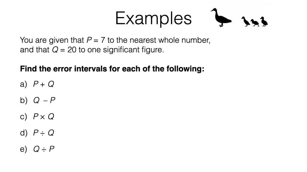 N16a – Applying and interpreting limits of accuracy, including upper ...