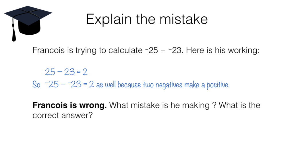 N2e – Applying the four operations to negative numbers – BossMaths.com