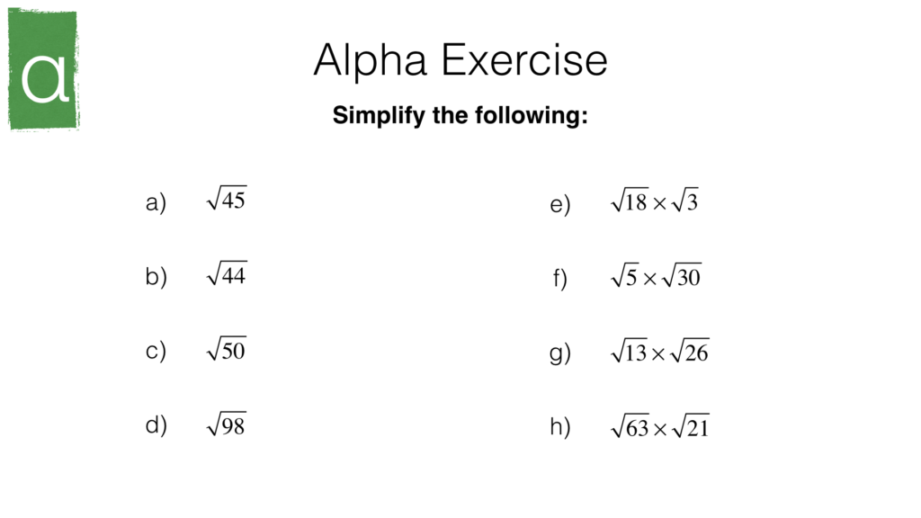 N8b – Surds – BossMaths.com