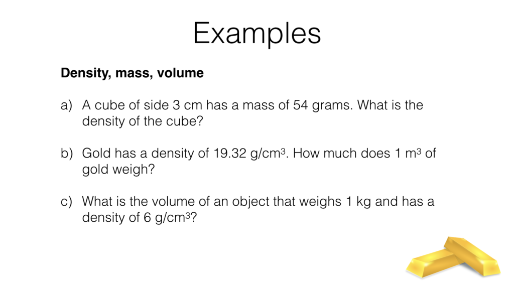 R11a – Using compound units: speed and density – BossMaths.com