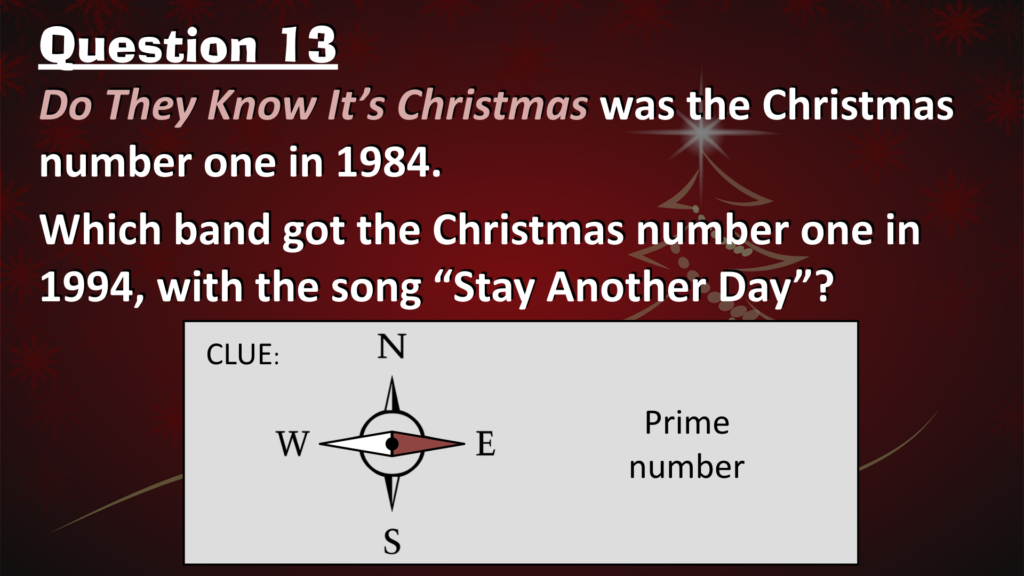Christmas Quiz 2018 – BossMaths.com